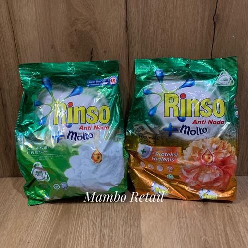 Jual Rinso Detergent Bubuk 770gr | Rinso Deterjen Sabun Cuci Bubuk Bag ...