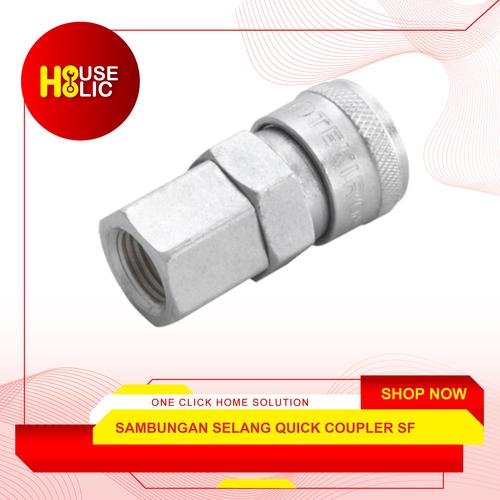 Jual TEKIRO Sambungan Konektor Kompressor Angin SF Quick Coupler Two Touch - SF 20 - Kota ...