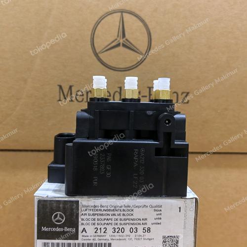 Jual VALVE BLOCK AIRMATIC MERCEDES BENZ W221 W212 W218 W164 W166 ...