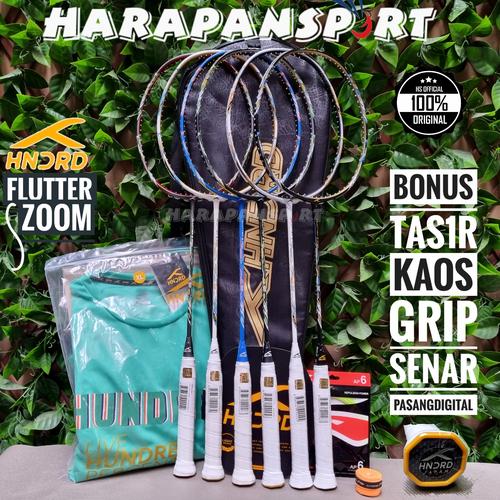 Jual RAKET BADMINTON HUNDRED FLUTTER S ZOOM HNDRD ORIGINAL 100% - 6 ...