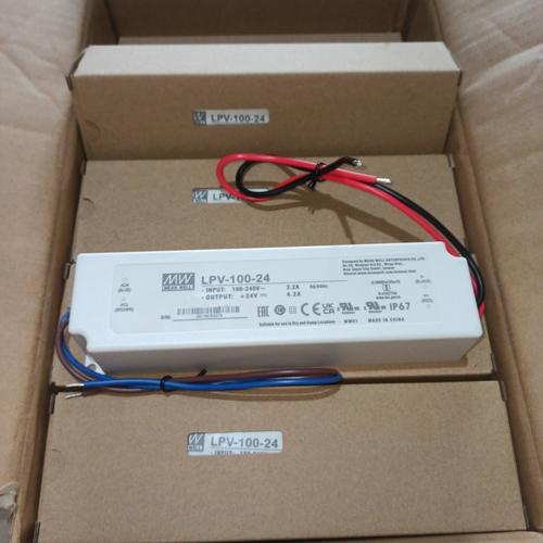 Jual AC-DC Single output LED driver Output 24Vdc 4,2A LPV 100-24 ...