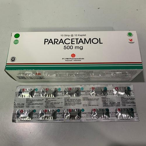Jual PARACETAMOL tablet 500 mg - Obat Panas/Demam/Nyeri Ringan - 1 box ...