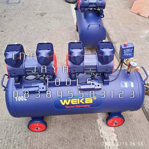 Jual WEKA OILLESS COMPRESOR SILENT Mesin Kompresor Angin Listrik 100L ...