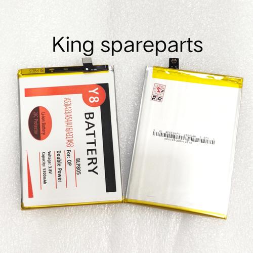 Jual BATERAI BATRE OPPO A53 A33 A54 A16 A32 A93 BLP805 DOUBLE POWER Y8 ...