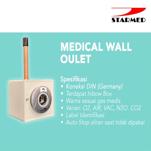 Jual STARMED Medical Wall Outlet DIN - Inbow Box - Oxygen - Jakarta ...