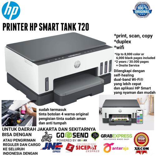 Jual PRINTER HP 720 SMART TANK print scan copy wifi duplex - Jakarta ...