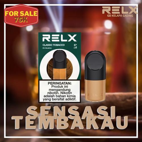 Jual LIQUID RELX POD VAPE - All Variants - Classic Tobacco - Jakarta ...