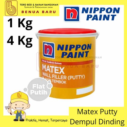 Jual Matex Dempul Plamir Plamur Tembok Nippon Paint / Dempul Interior - 1 KG - Kab. Bekasi ...