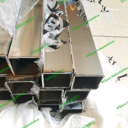 Jual Pipa Hollow Stainless Steel 304 50 x 50mm Hollow Kilap SS 304 - 1 ...