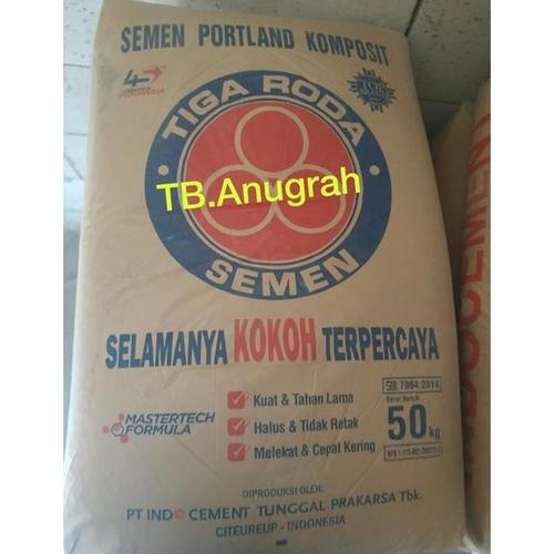 Jual Semen Tiga Roda 1 SAK 50Kg / Semen 3 Roda 1Sak / Semen Tiga Roda ...