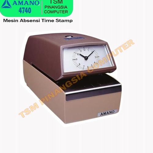 Jual Amano 4740 / Time Stamp / Mesin Absen Ceklok / Mesin Validasi ...
