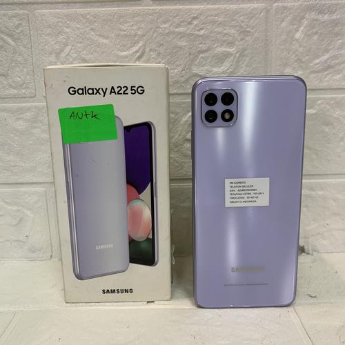 Jual samsung galaxy a22 5g 6/128gb gray fulset original mantap ...