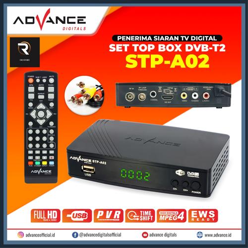 Jual Advance STB Set Top Box TV Digital Receiver Penerima Siaran Full ...