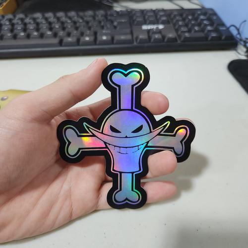 Jual Sticker Hologram Anime Besar - PSH1242 - One Piece - whitebeard ...
