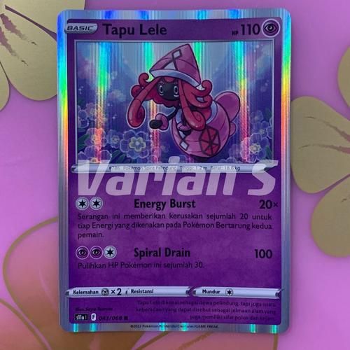 Jual Pokemon TCG Indonesia Tapu Lele S11a 043 - Kab. Bekasi - Varian S | Tokopedia