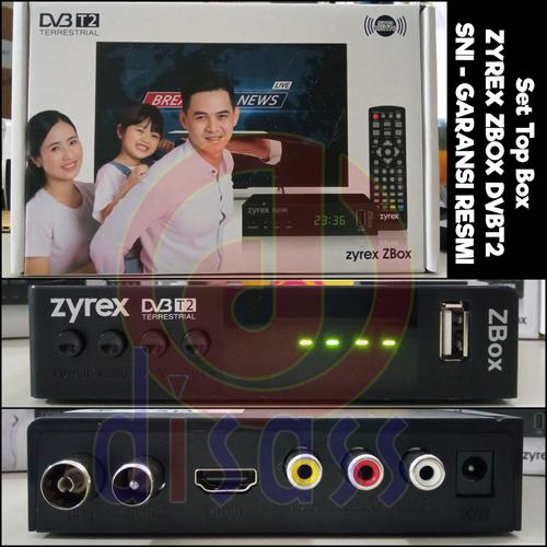 Jual STB Set Top Box ZYREX ZBOX DVBT2 TV Digital Receiver SNI ...
