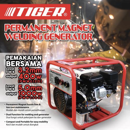 Jual Genset Las Generator Las PMWG 120 TIGER Welding Generator Tiger ...