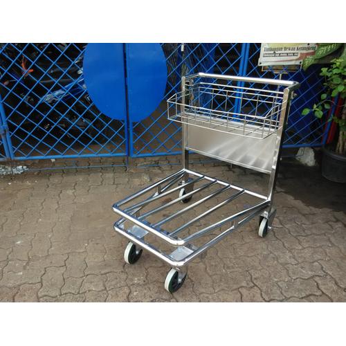 Jual Trolley Bandara Stainless - 4 Roda - Trolley Bandara, 1 - Jakarta ...