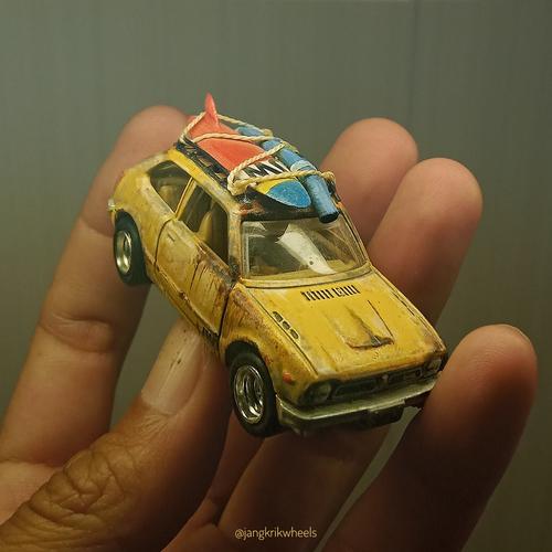 Jual Custom Matchbox Honda CVCC Civic JDM Rusty Style Ban Karet - Kota ...