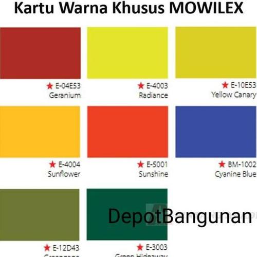 Jual Cat Tembok Cat Taman Mowilex Interior Warna Khusus Special 1 Liter ...