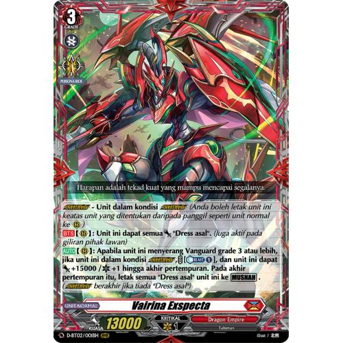 Jual Vairina Exspecta (RRR) | D-BT02 | Bahasa Vanguard - Jakarta Barat - Carttu | Tokopedia