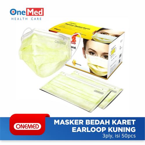 Jual Masker Karet Kuning OneMed box 50pcs - Kota Surabaya - Onemed ...