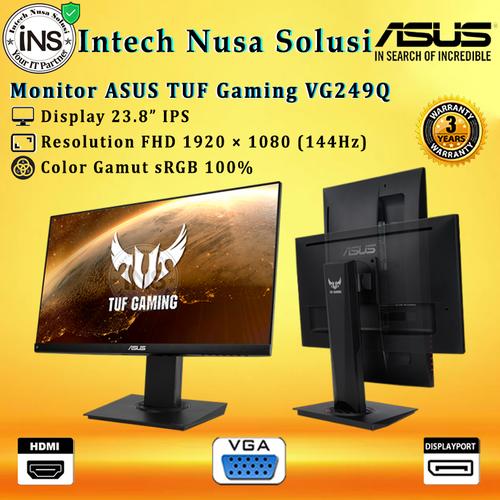 Jual Monitor ASUS TUF Gaming VG249Q 23.8" FHD 144Hz HDMI VGA DP 3YR ...