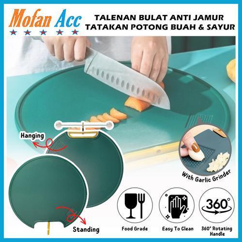 Jual Telenan Bulat Anti Jamur Tatakan Potong Buah Sayur Cutting Board ...