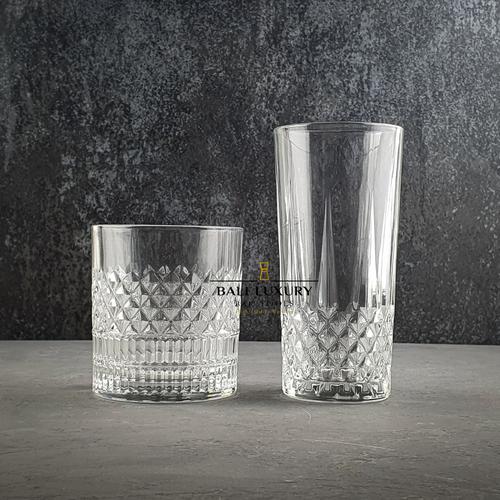 Jual Highball Rock Glass Diamond Point Gelas - Rock 350ml - Kota ...