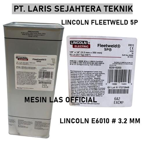 Jual Kawat Las Lincoln Fleetweld 5P E6010 Size 3.2 MM Original USA ...
