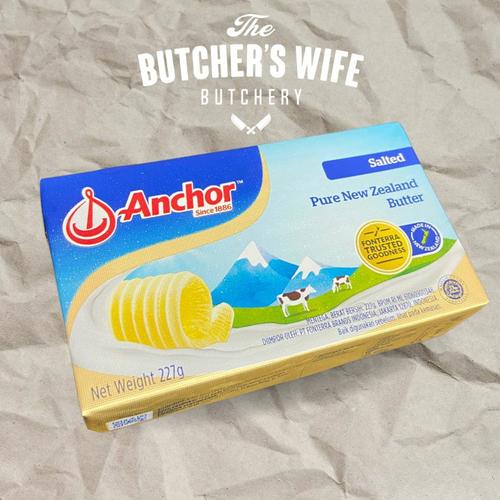 Jual SALTED BUTTER ANCHOR PURE NEW ZEALAND BUTTER / MENTEGA ANCHOR 227g ...