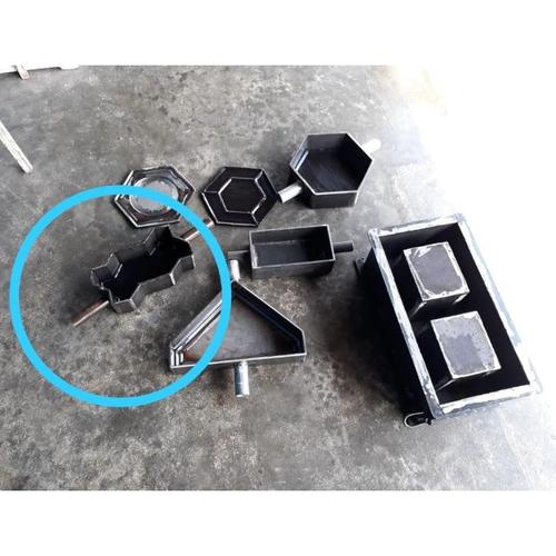 Jual cetakan paving model cacing/kacang/letter S - Hitam, 6cm - Jakarta ...