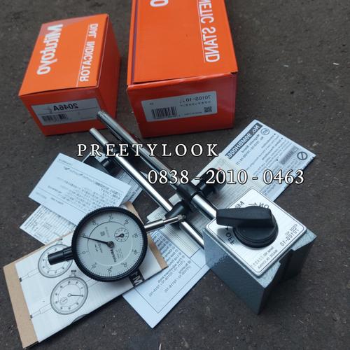 Jual Mitutoyo Dial Indicator 2046A Set Magnetic Stand 7010S - 10 - Jakarta Utara - Preetylook ...