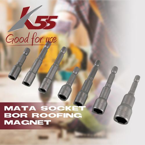Promo K55 Mata Socket Bor Roofing 8x45mm MAGNETIC NUT SETTER - Jakarta ...