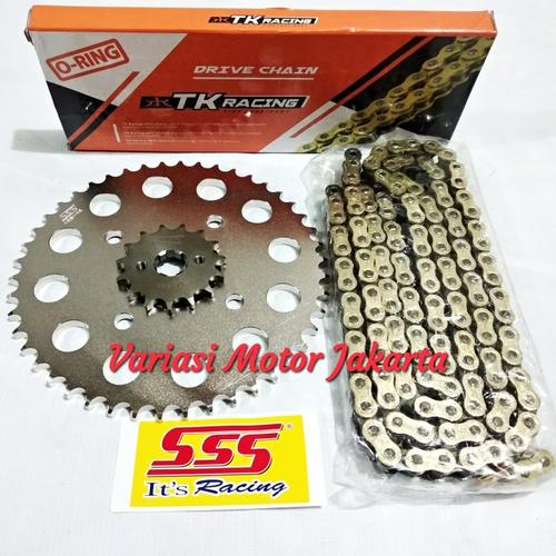Jual Gear Set SSS Rante TK Japan 428 HPO O Ring CBR 150 CB150R 428 14/15-46 - Kota Tangerang ...