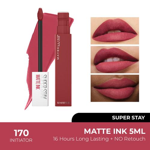 Jual MAYBELLINE Superstay Matte Ink Liquid Matte Lipstick Make Up - 170 ...