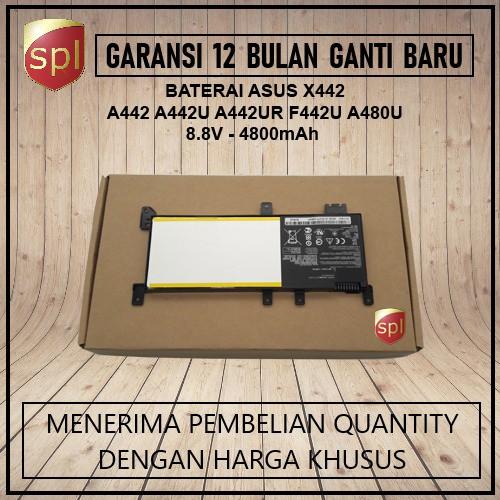 Jual BATERAI ASUS C21N1638 A442 A442U A442UR X442U F442 F442U A480 ...