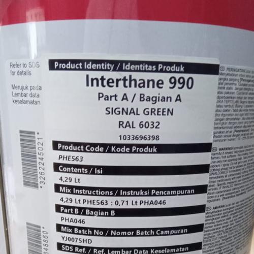 Jual International Paint - Interthane 990 RAL 6032 (Signal Green) - Kab. Bekasi - CV. Manddiri ...