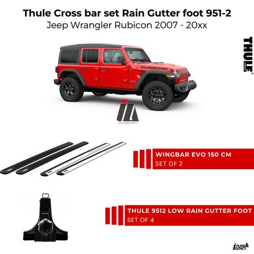Jual Cross bar - Thule Wing Bar Evo - Jimny 2018+ Jeep Wrangler JK JL ...