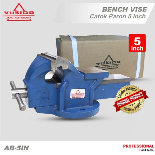 Promo Ragum Putar Paron Besi 5 inci / Tanggem / Catok / Bench Vice ...