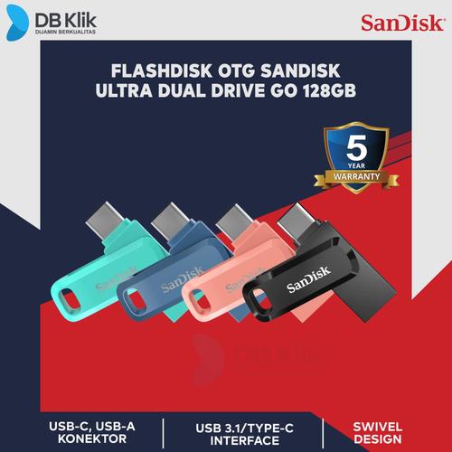 Jual Flashdisk OTG SANDISK Ultra Dual Drive GO 128GB USB 3.1 Type-C ...