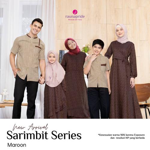 Jual Baju koko anak sarimbit keluarga RKAF 06 maroon ORI by rauna - L ...