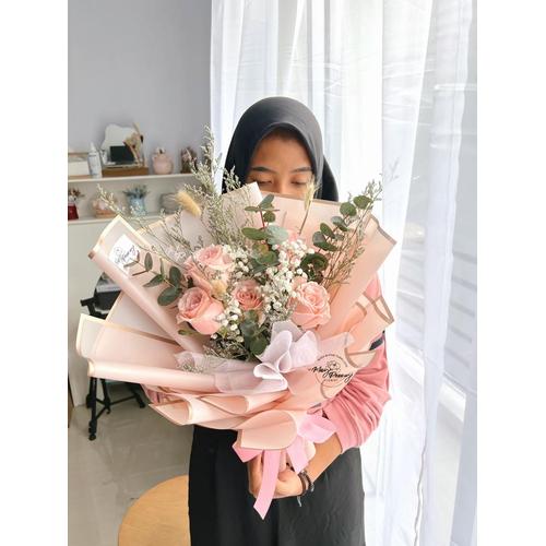 Jual Petite Bloom 5 Stems - Buket Bunga Kecil Wisuda - Soft Pink ...