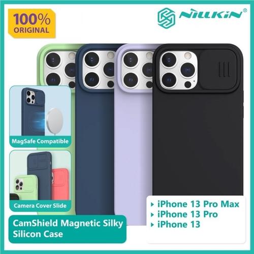 Jual Case iPhone 13/Pro/Max Nillkin CamShield Camera Silky MagSafe ...