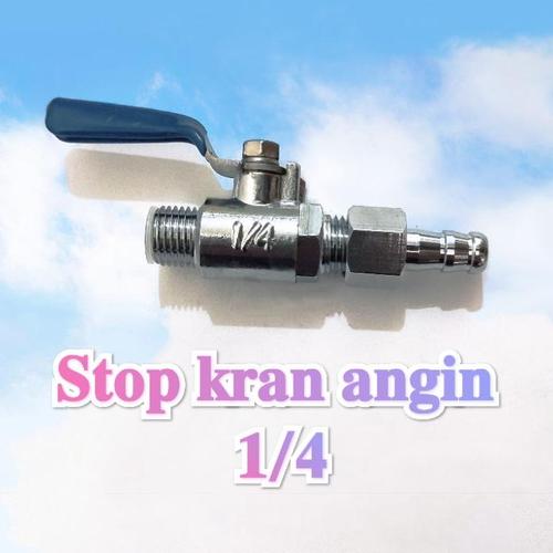 Jual Stop Kran Mini Ball Valve Selang Air/Angin Kompresor Power Sprayer ...