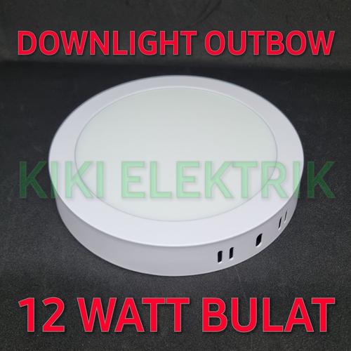 Jual Lampu LED Panel Downlight 12 watt OUTBOW BULAT / Downlight LED ...