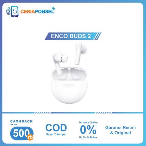 Jual Oppo Enco Buds 2 | Oppo Enco Buds2 AI Deep Noise Garansi Resmi ...