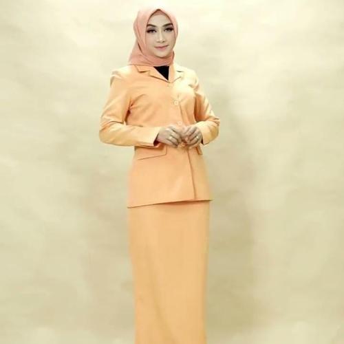 Promo Stelan Blazer Baju Seragam Dharma Wanita Size XS-5L - Set Rok, M - Jakarta Pusat - Balilah ...