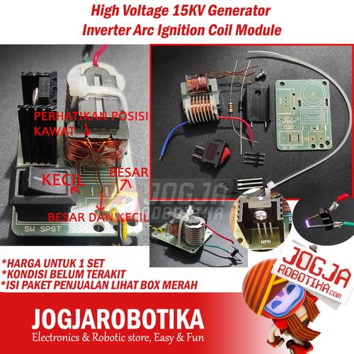 Jual High Voltage 15KV Generator Inverter Arc Ignition Coil Module ...