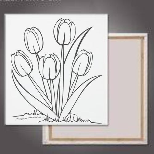 Jual Kanvas Lukis Sketsa Aestetik, Sketsa Lukis Pemandangan, Lukisan ...